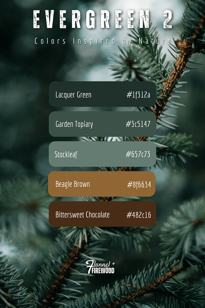 The Evergreen 3 Collection - flannel + firewood