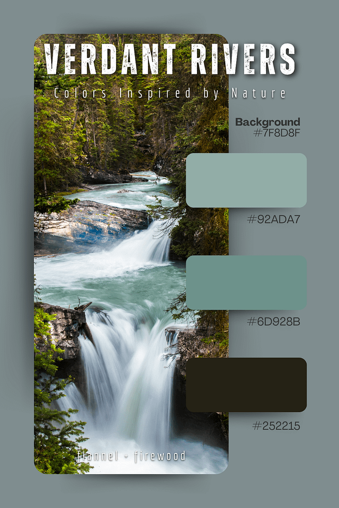 The Verdant Rivers Collection - flannel + firewood