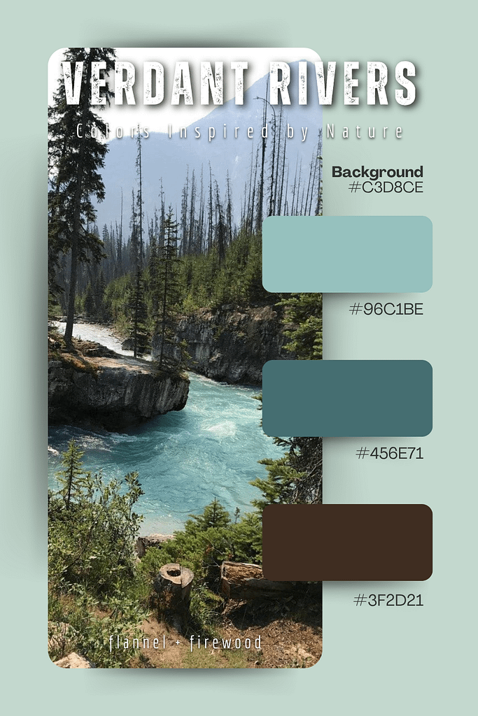 The Verdant Rivers Collection - flannel + firewood